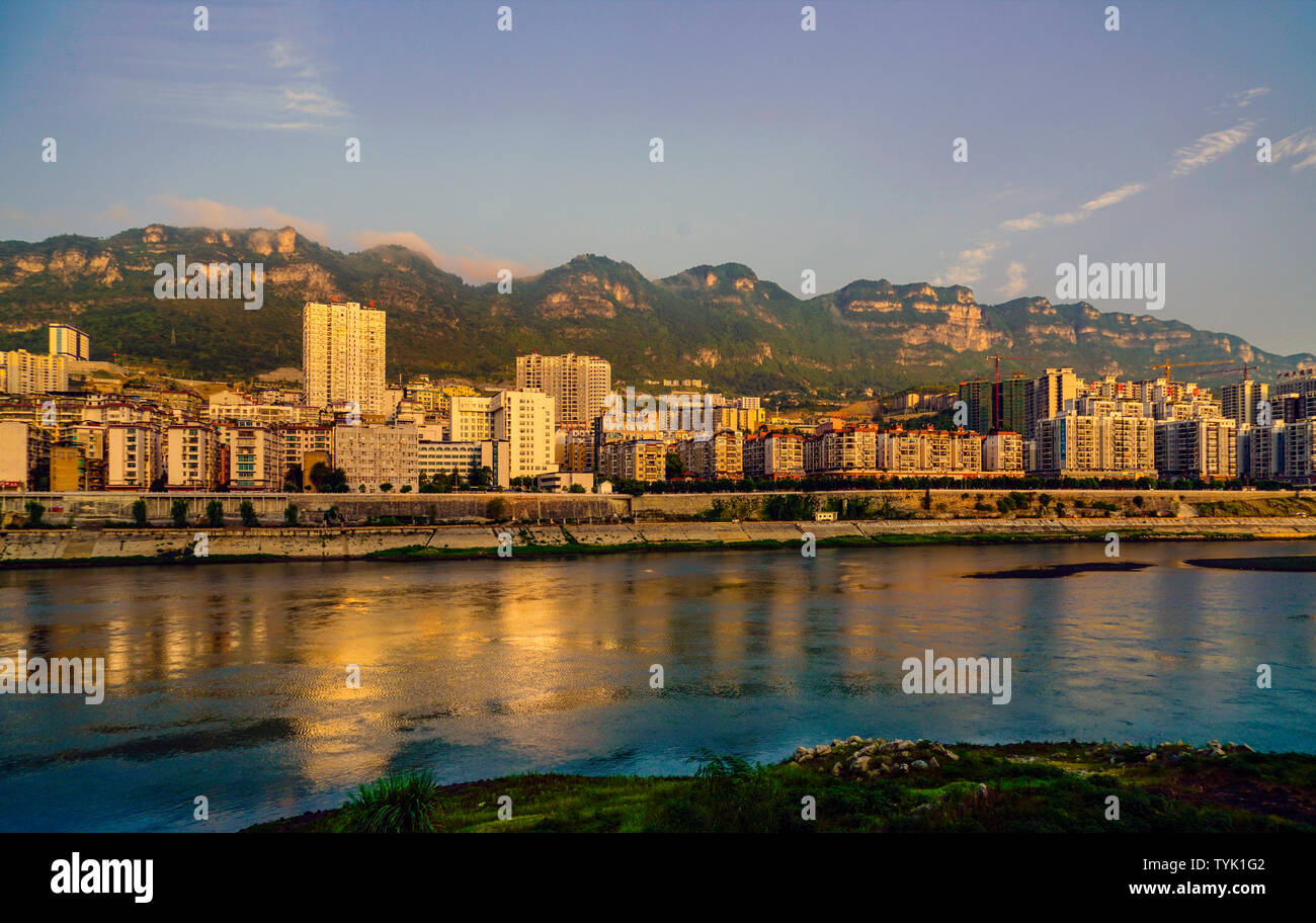 Scenery of Sinan County Stock Photo - Alamy