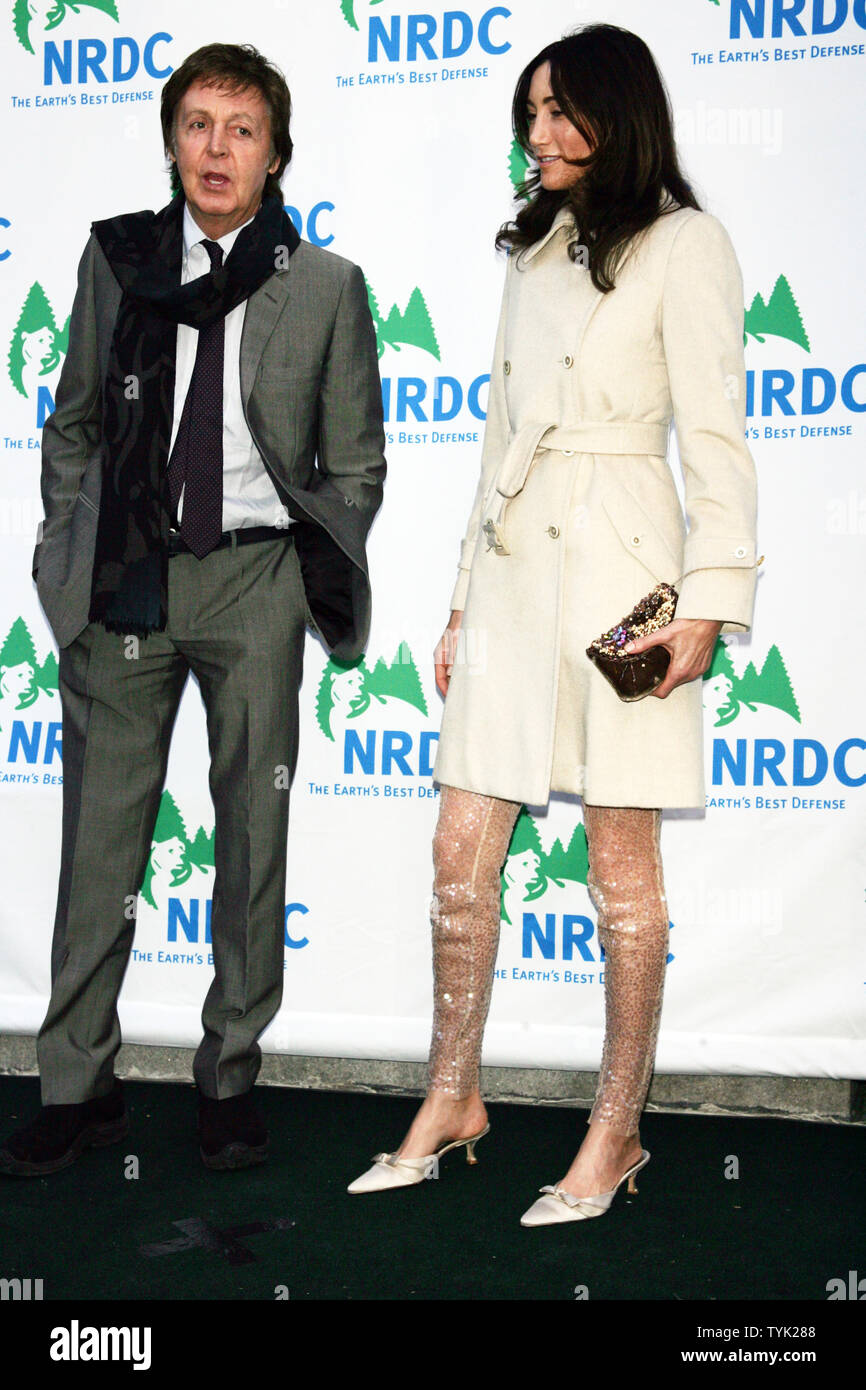 Paul McCartney and girlfriend Nancy Shevell arrive at the Natural ...