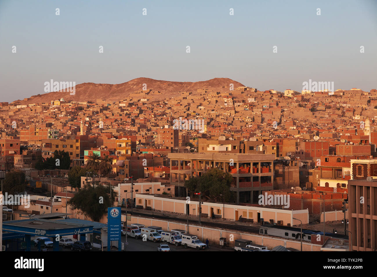 Aswan city in Egypt on the Nile river Stock Photo - Alamy