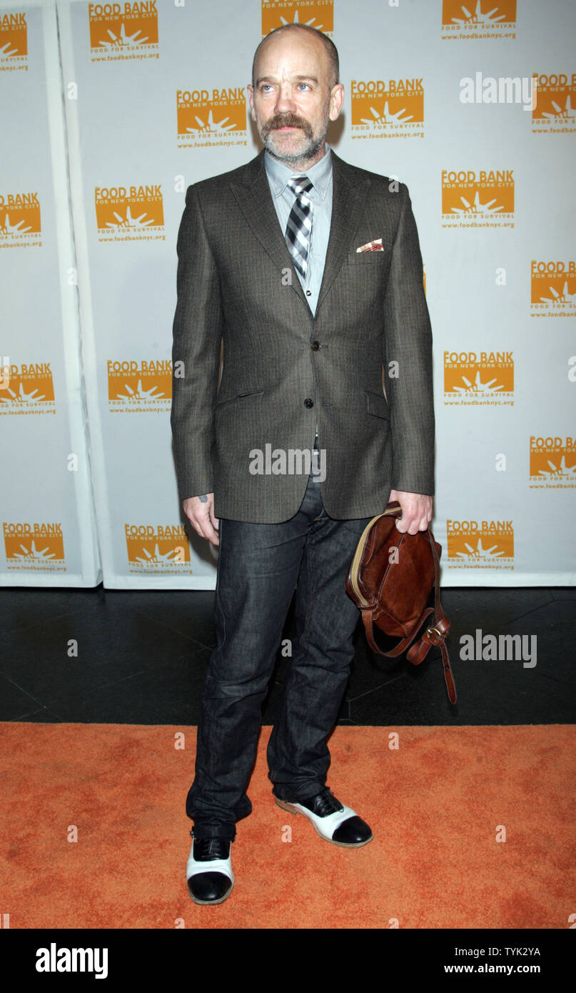 Michael Stipe arrives for the Food Bank for New York City's Sixth ...