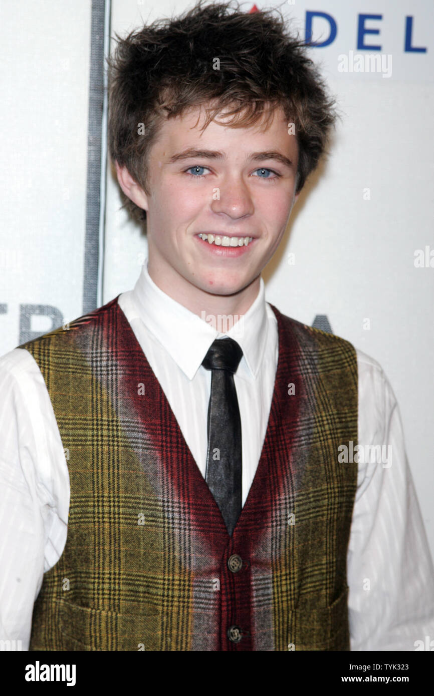 Harrison Gilbertson arrives for the Tribeca FIlm Festival premiere of ...