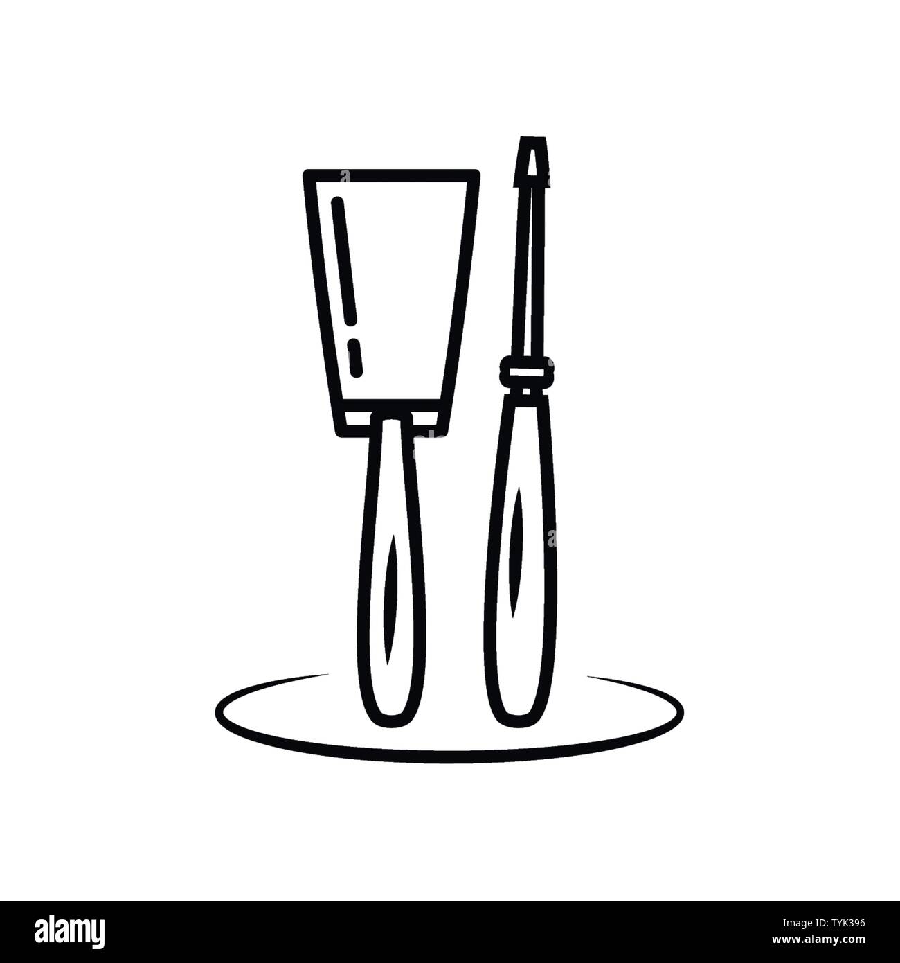 Tools design, under construction work repair progress reconstruction ...