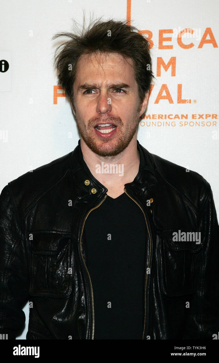 Sam Rockwell arrives for the Tribeca Film Festival premiere of "Moon ...