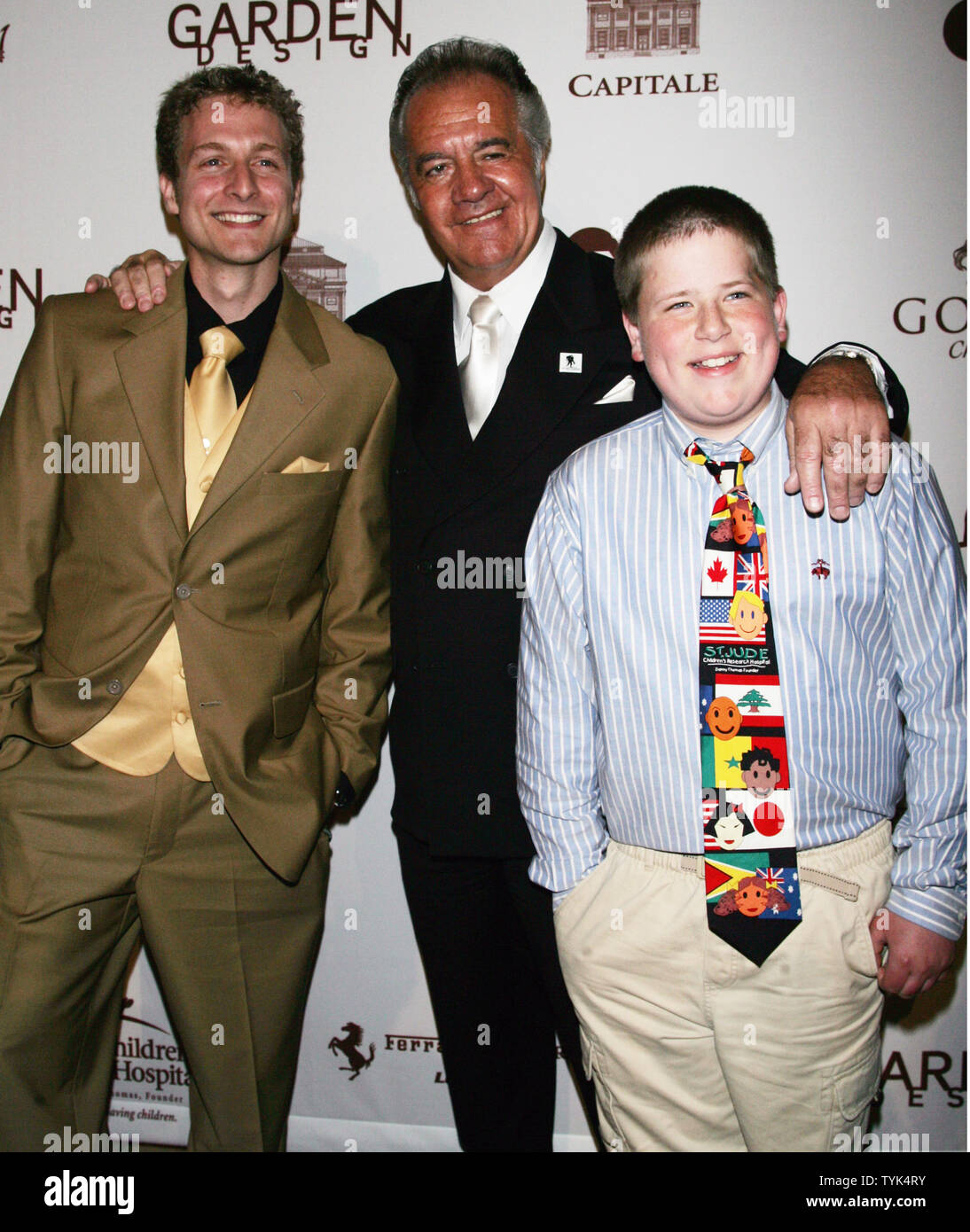 (L-R) Michael Swart, Tony Sirico and Jake Marshall arrive at the ...
