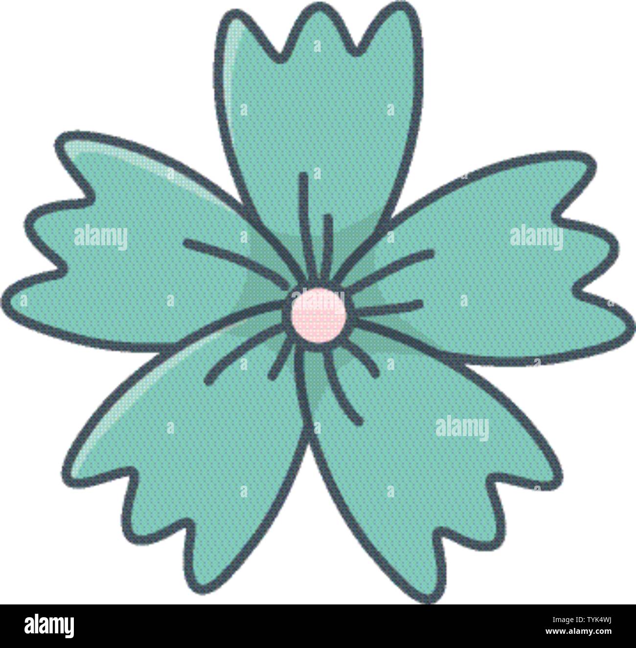 nature leaf cartoon vector illustration graphic design Stock Vector ...