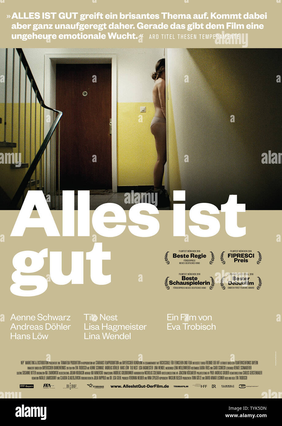 ALLES IST GUT, (aka ALL GOOD), German poster, Aenne Schwarz, 2019 ...