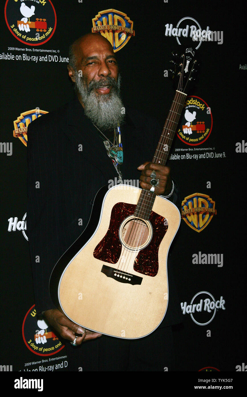 Richie Havens arrives for the 40th Anniversary of Woodstock Gala Launch ...