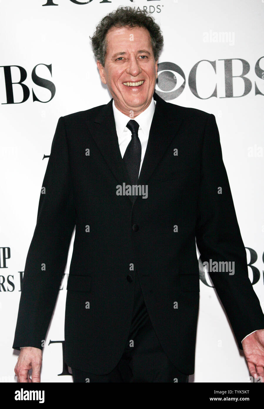 Geoffrey Rush arrives for the American Theatre Wing's Antoinette Perry ...