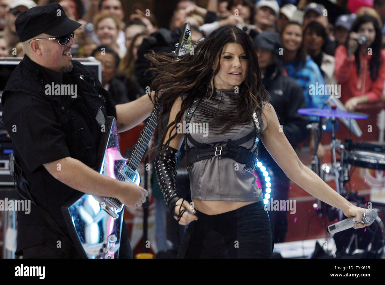 Fergie and the Black Eyed Peas perform on the NBC Today Show at ...