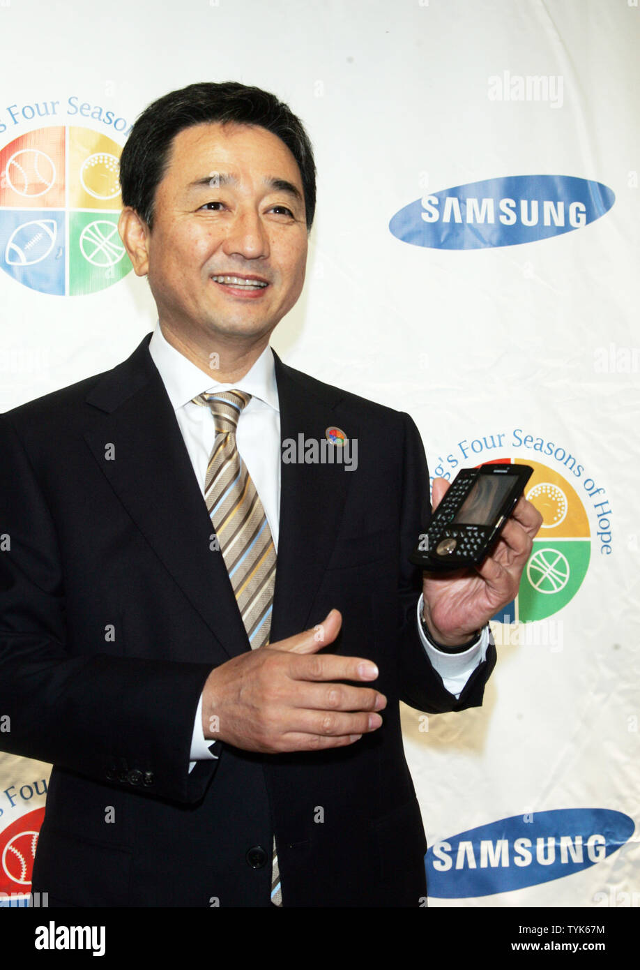 C.S. Choi, President and CEO of Samsung Electronics America arrives for ...
