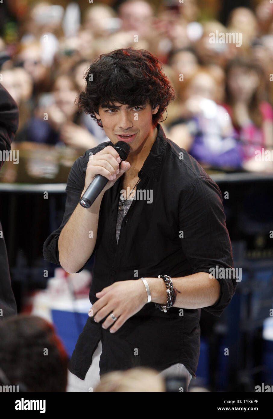 Joe Jonas and the Jonas Brothers performs on the NBC Today Show at ...