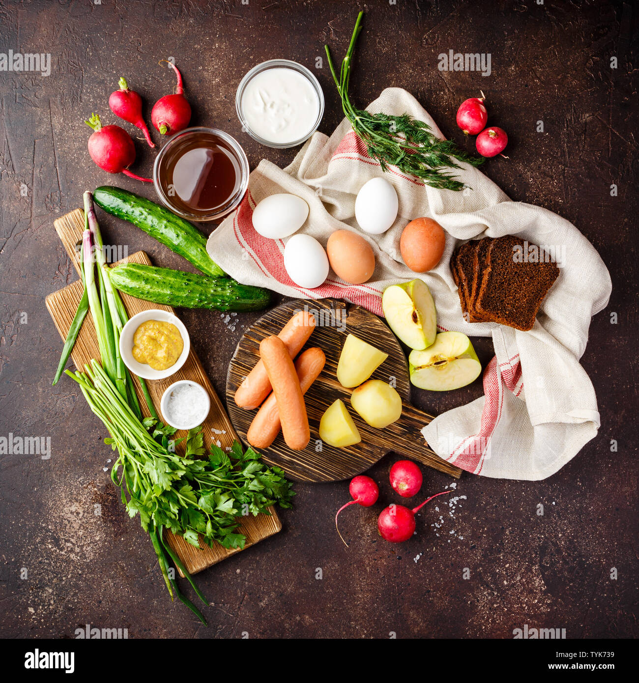 Russian eggs recipe hi-res stock photography and images - Alamy