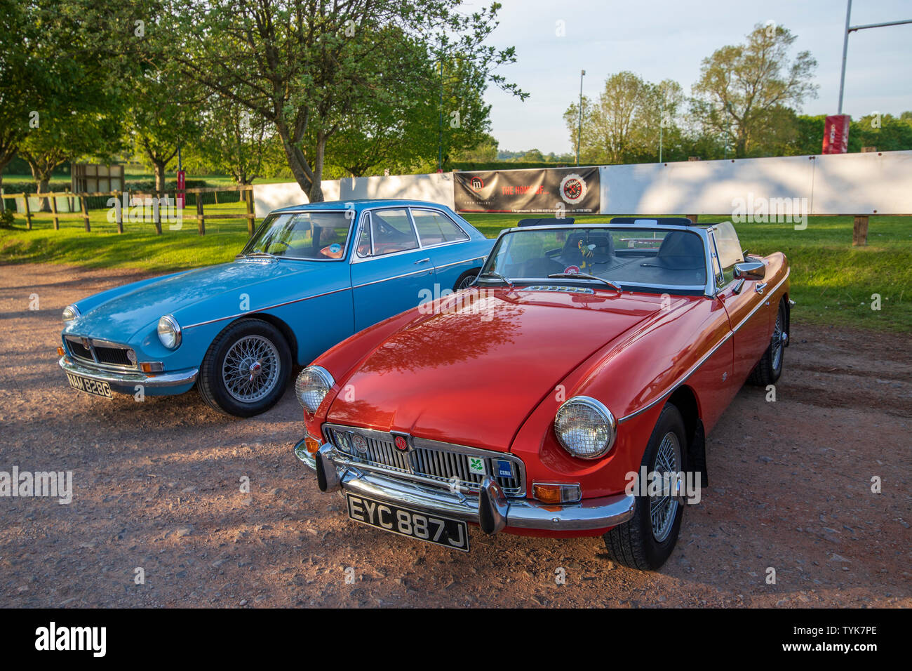 MG B, 1971, Reg No: EYC 887J, at Chew Valley Classic Car Meet Stock ...