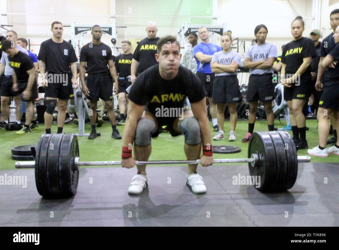 Soldiers from 3rd Infantry Division compete against each other during ...