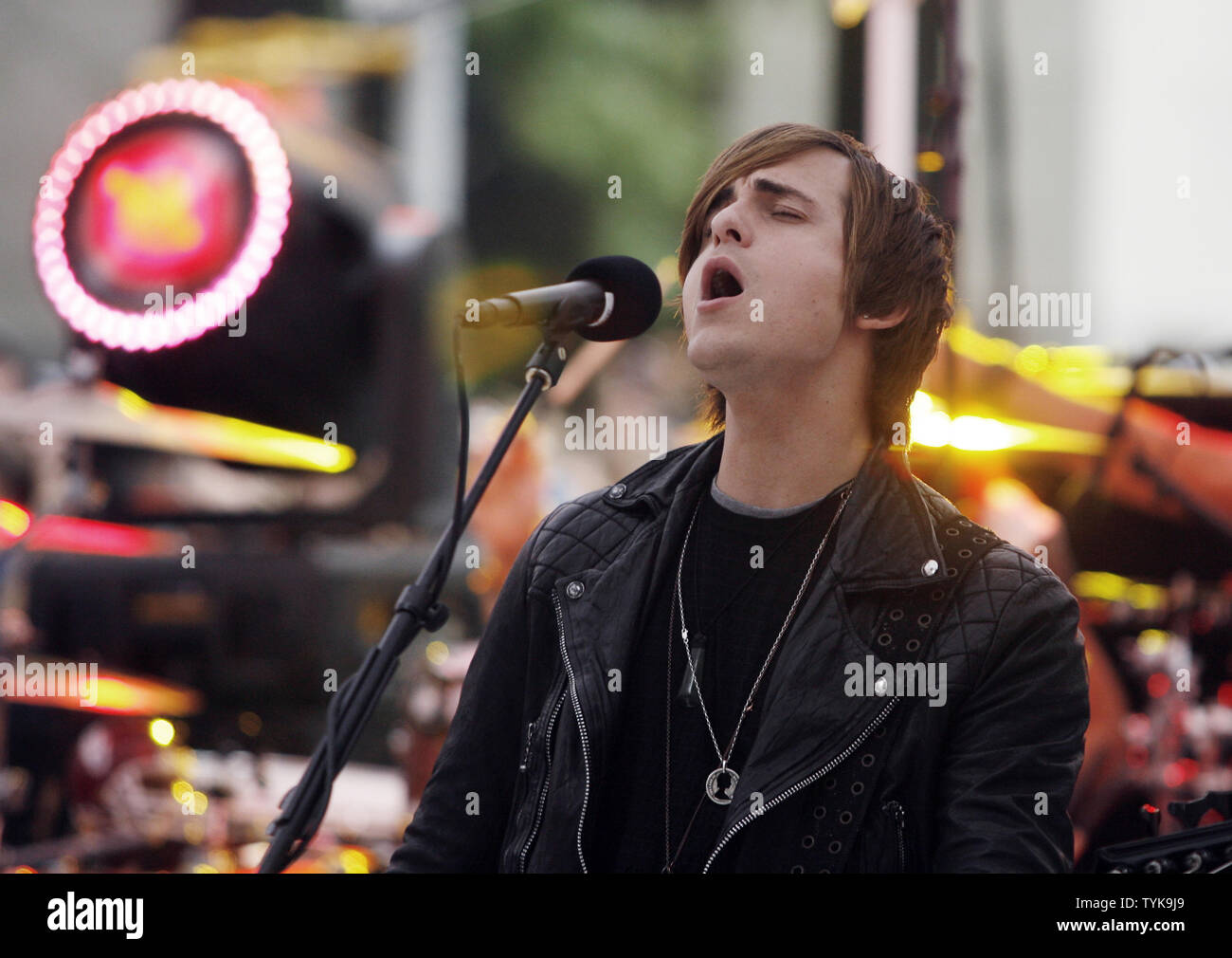 Jared Followill of The Kings Of Leon smiles before performing on the ...