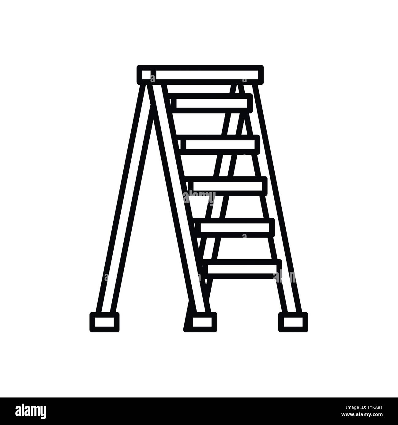 Ladder design, under construction work repair progress reconstruction ...