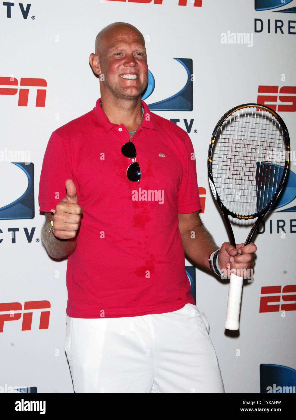Murphy Jensen arrives at the DIRECTV and ESPN US Open experience at ...
