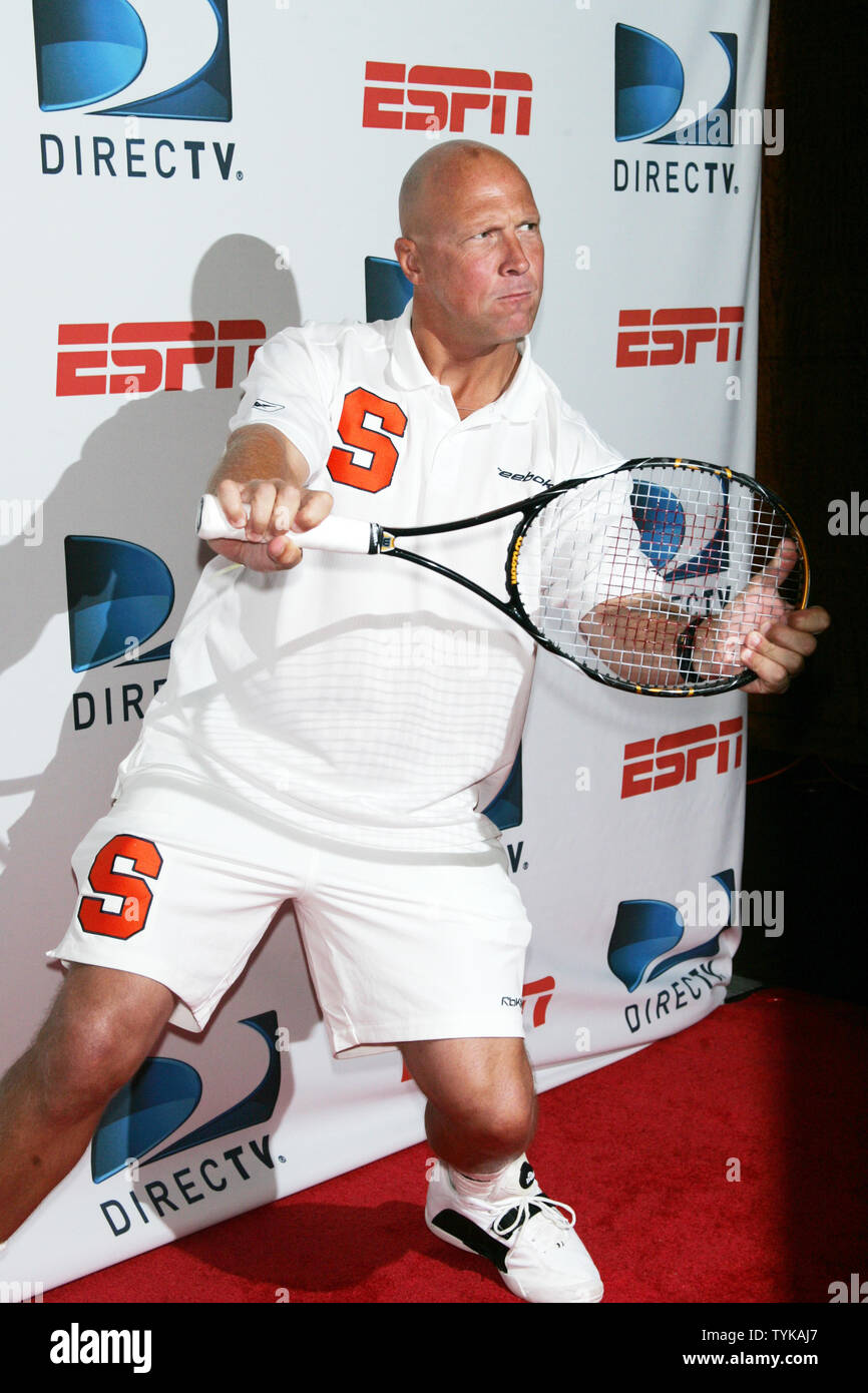 Luke Jensen arrives at the DIRECTV and ESPN US Open experience at ...
