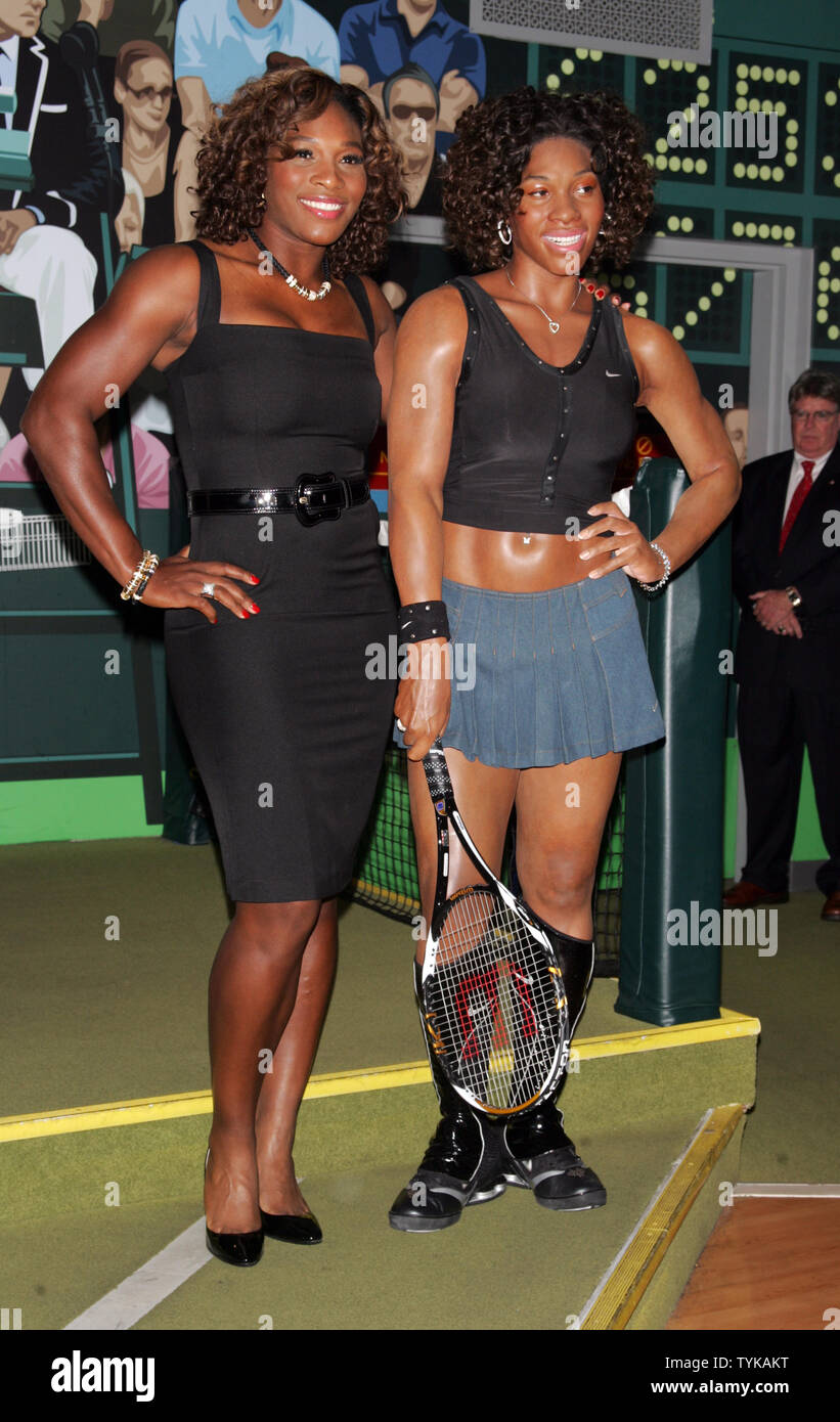Serena Williams unveils her wax figure at Madame Tussauds Wax Museum in ...