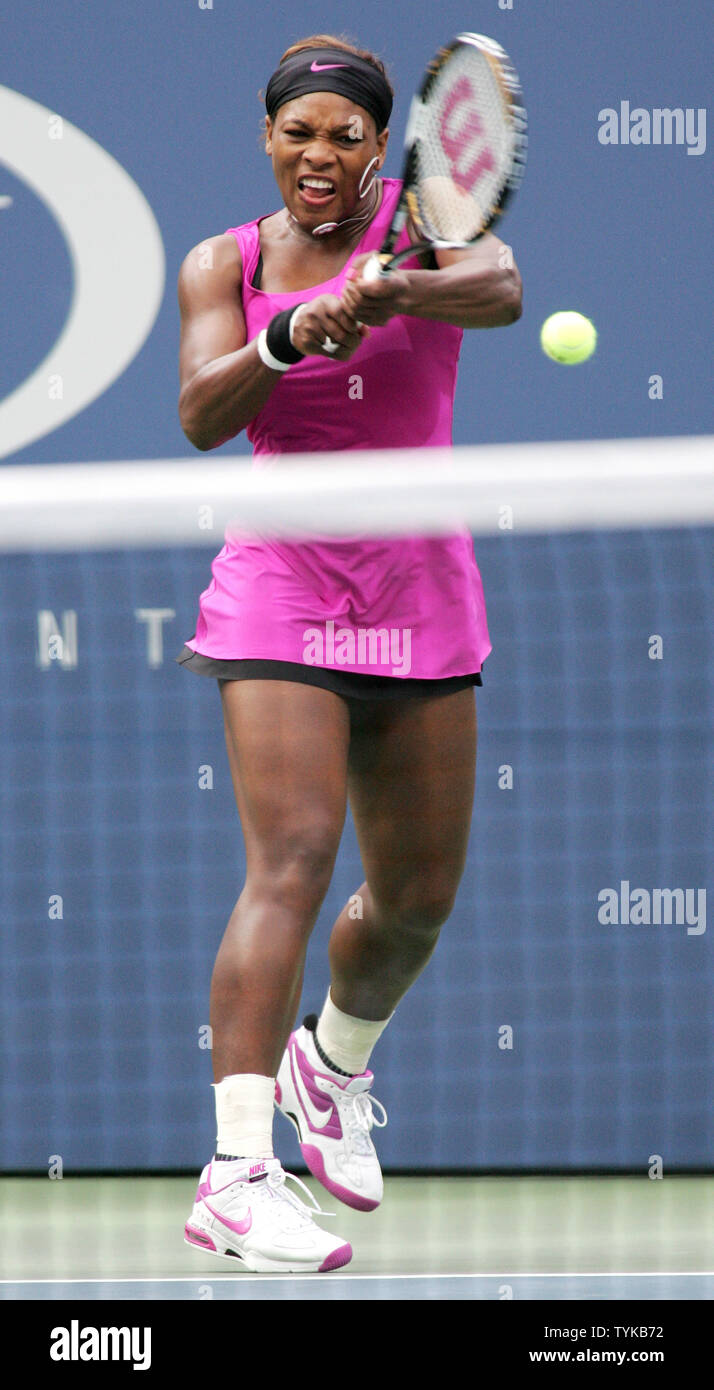 US Open champion Serena Williams takes on Alexa Glatch (USA) during ...