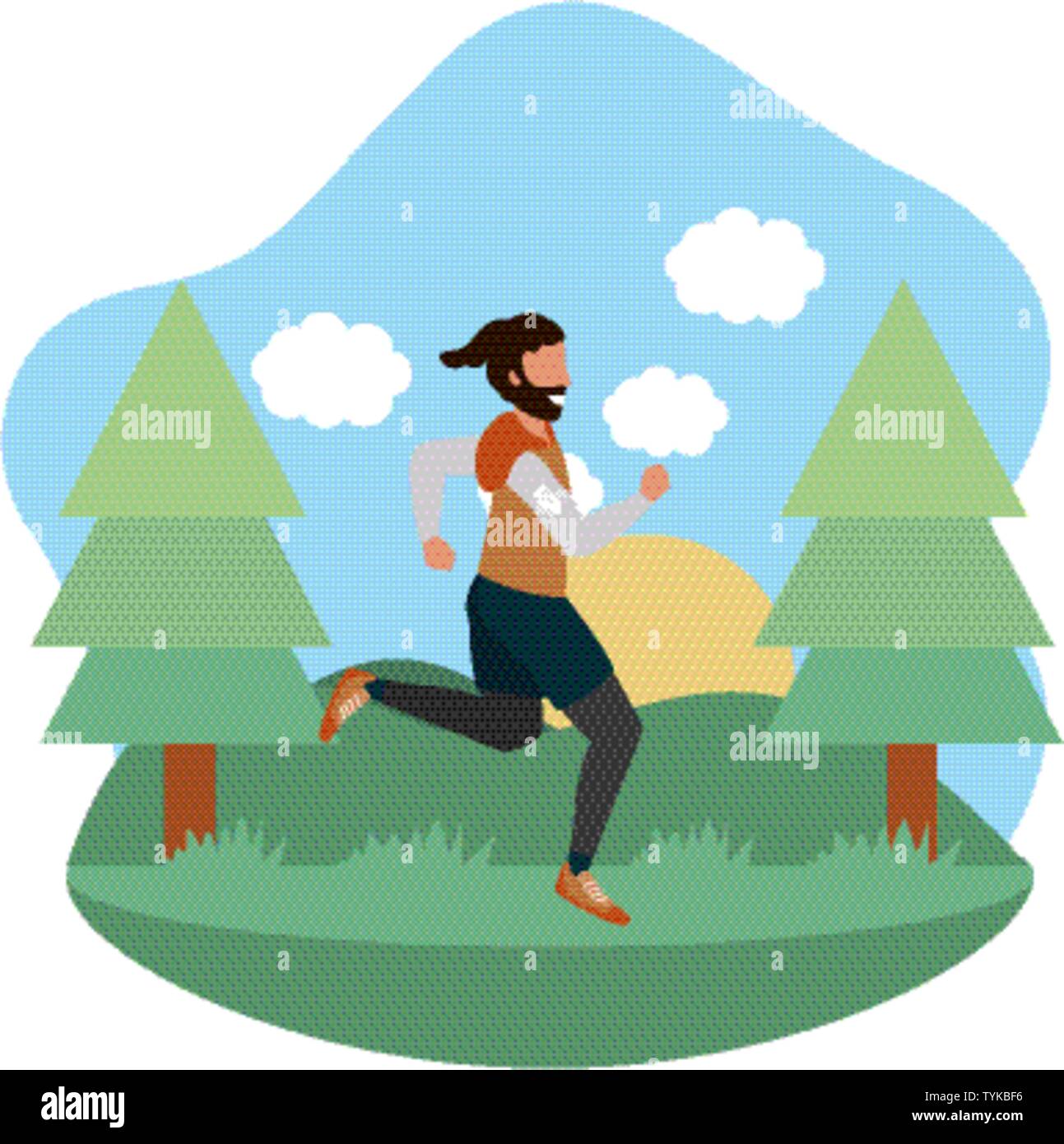 fitness exercise man running workout healthy fit lifestyle outdoor ...