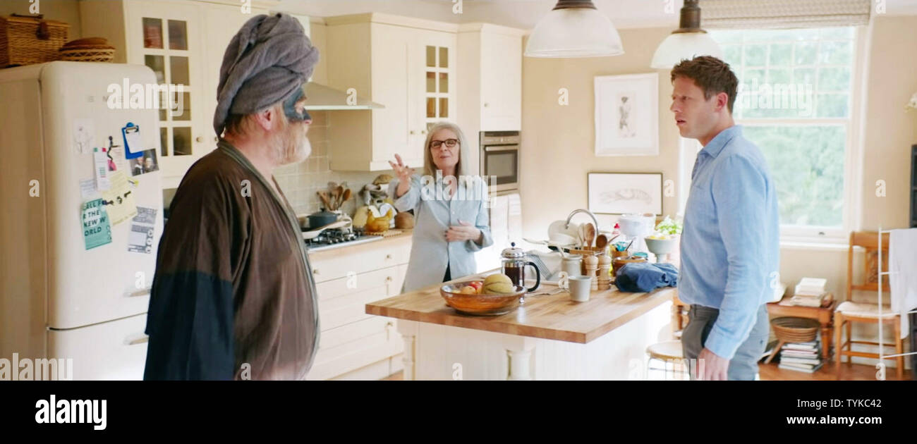 HAMPSTEAD, from left: Brendan Gleeson, Diane Keaton, James Norton, 2017 ...
