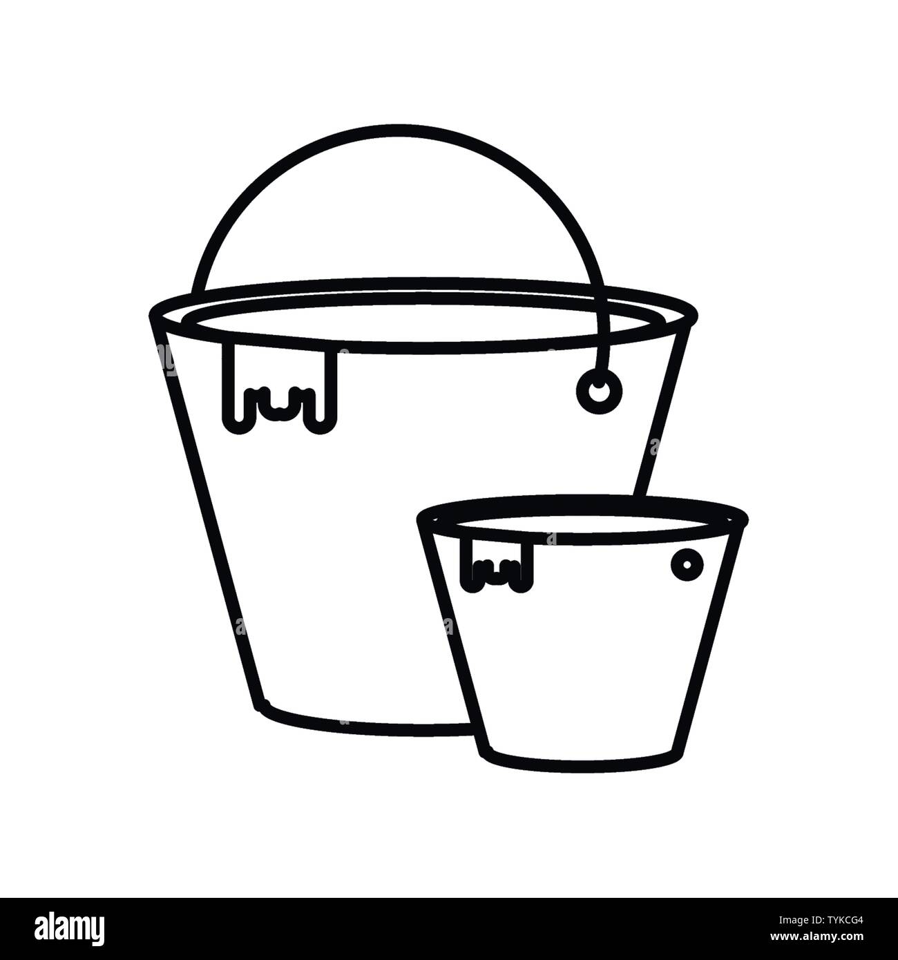 Bucket tool design, under construction work repair progress ...