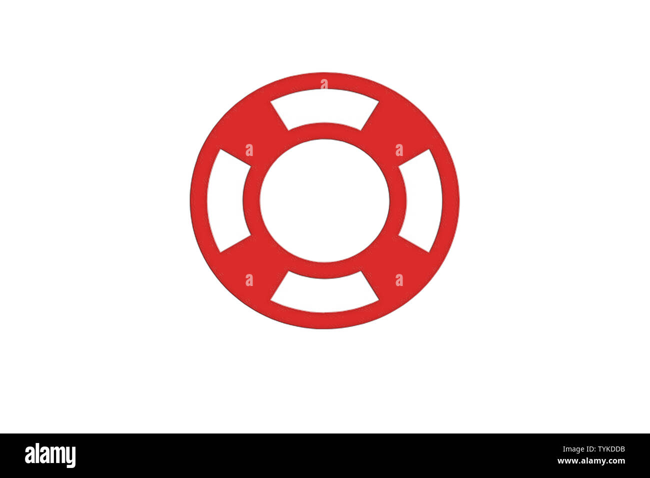 life preserver red and white illustration isolated on white background ...