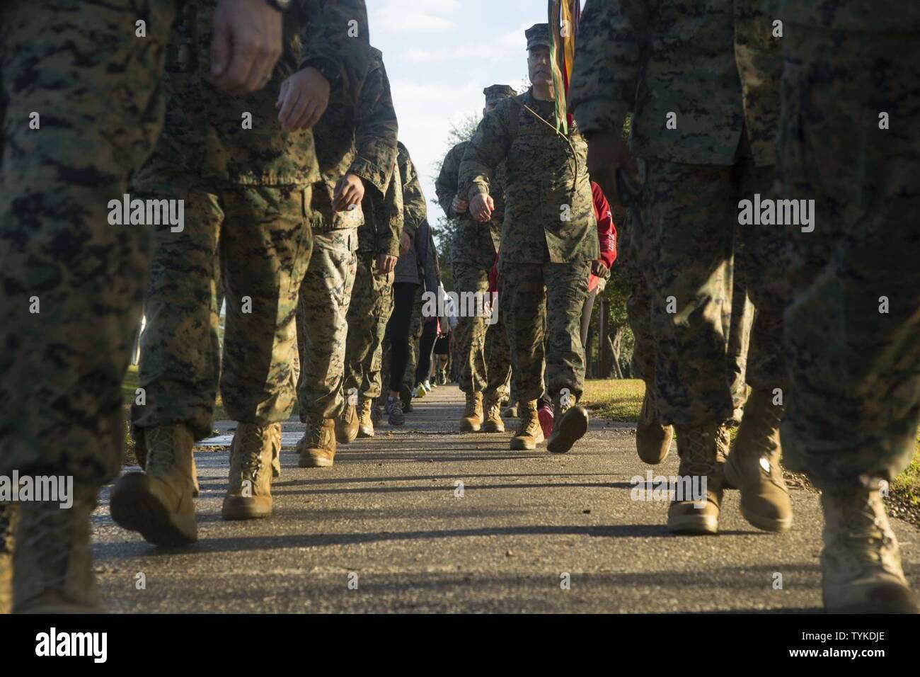 U.S. Marines with Headquarters and Support Battalion (H&S Bn), Marine Corps Installations East ...
