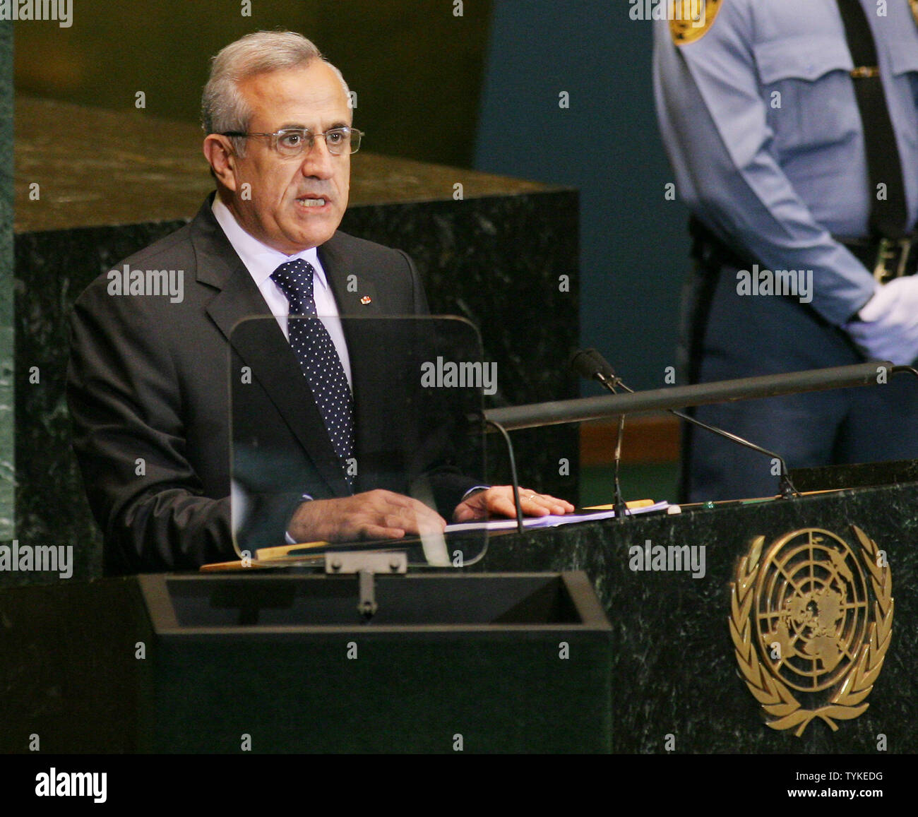 Lebanon president michel sleiman hi-res stock photography and images ...