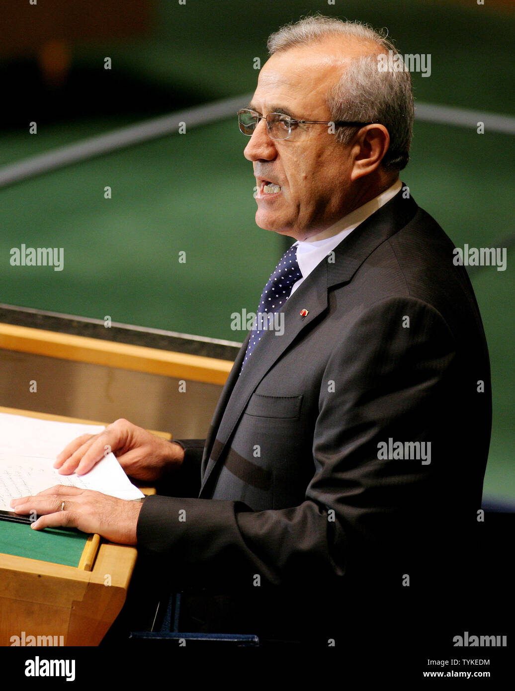 Lebanon president michel sleiman hi-res stock photography and images ...