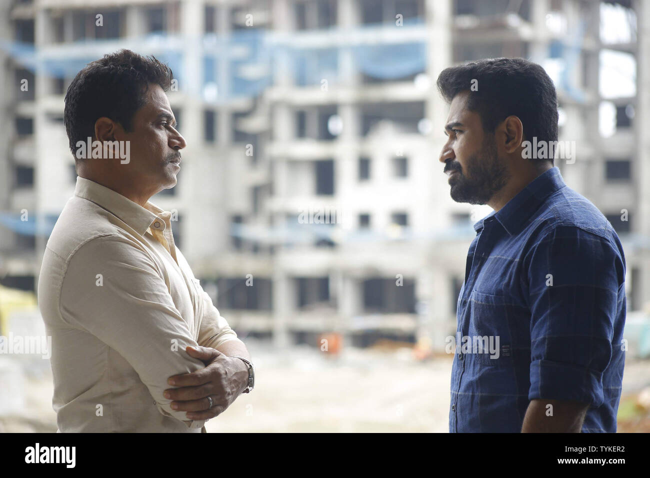 KOLAIGARAN, from left: Arjun Sarja, Vijay Antony, 2019. © Prime Media ...