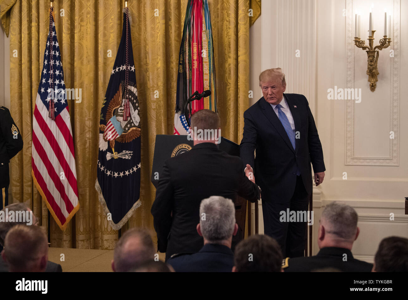 President Donald J. Trump presents the Medal of Honor to former U.S ...