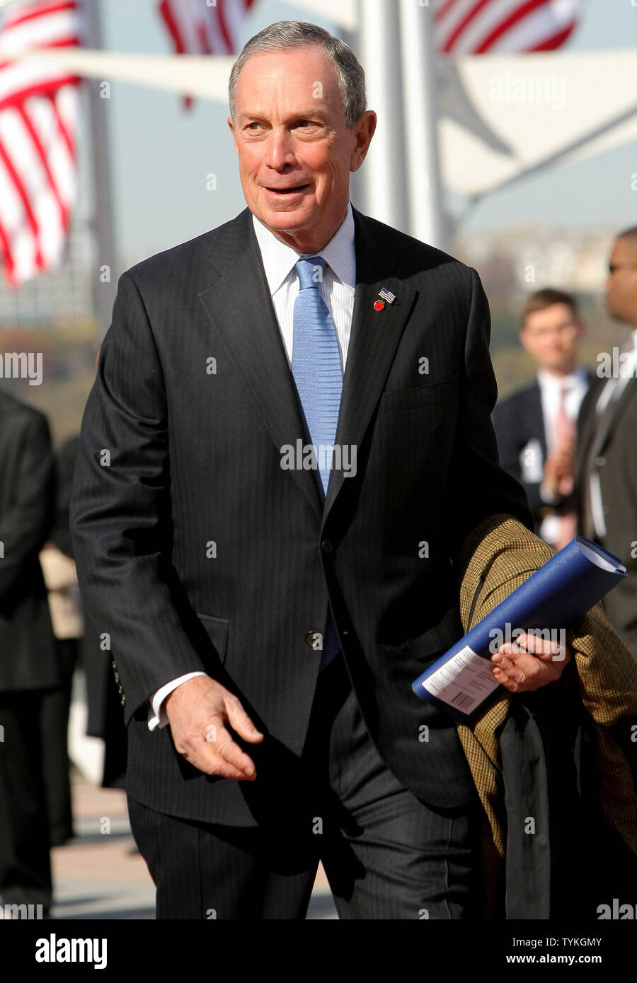 Newly-reelected New York City Mayor Michael Bloomberg arrives to the ...