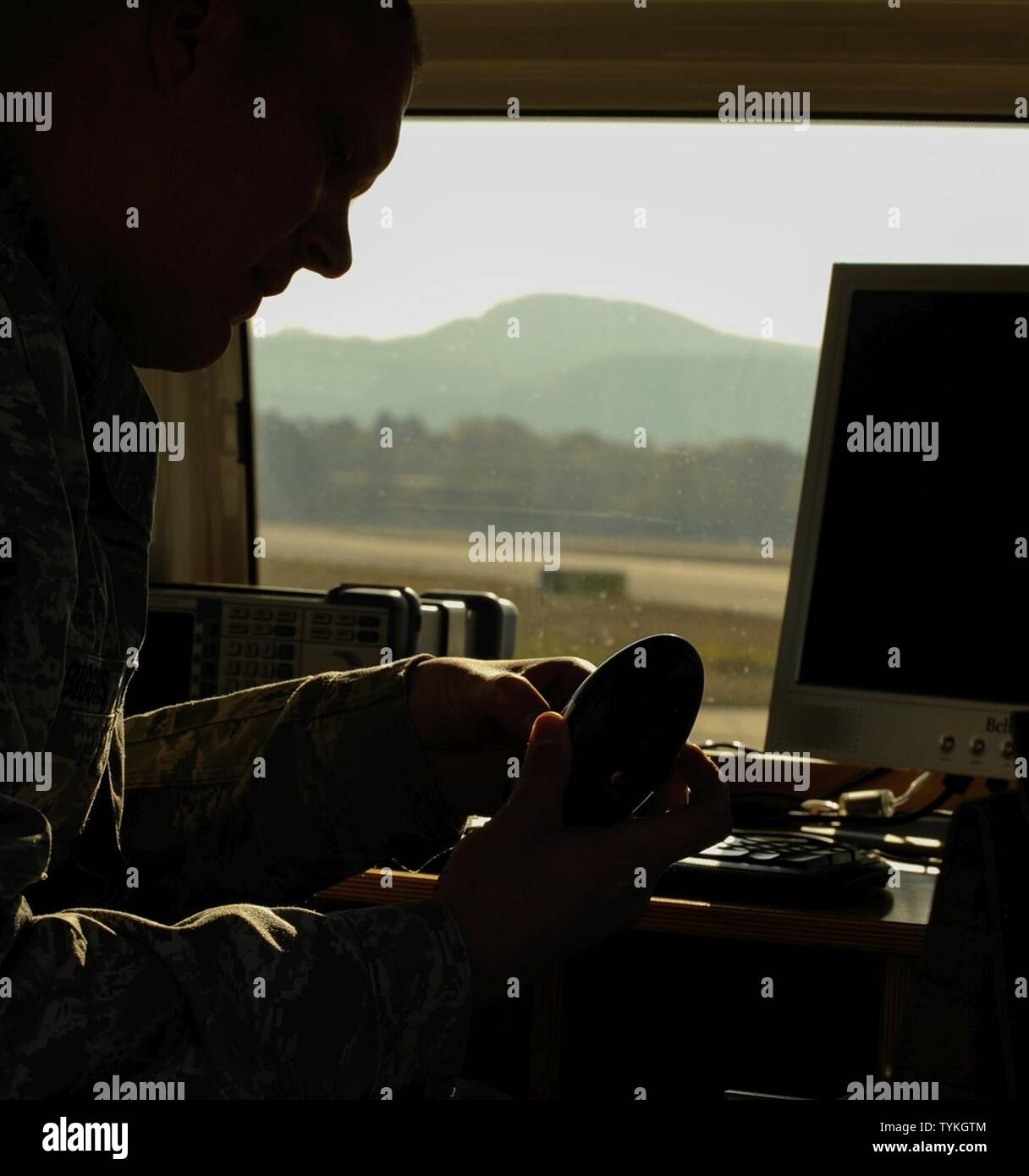 Tech. Sgt. Richard Biggins, 86th Operations Support Squadron airfield ...