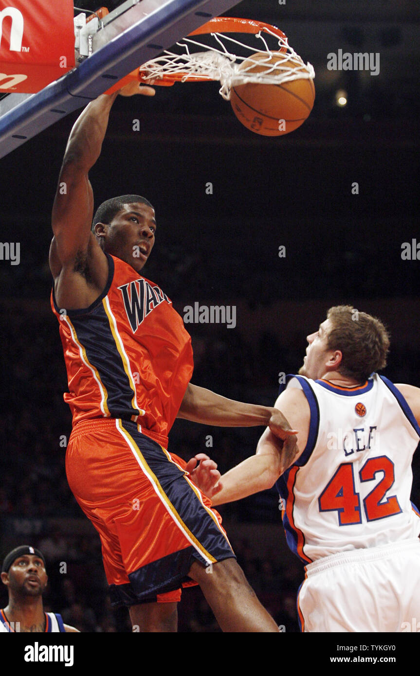 David Lee Warriors Dunk