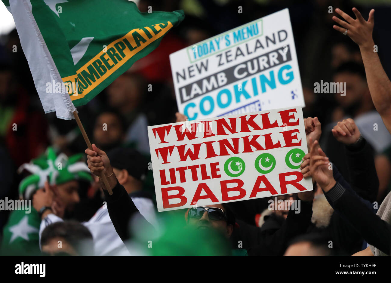 Pakistan fans during the ICC Cricket World Cup group stage match at ...