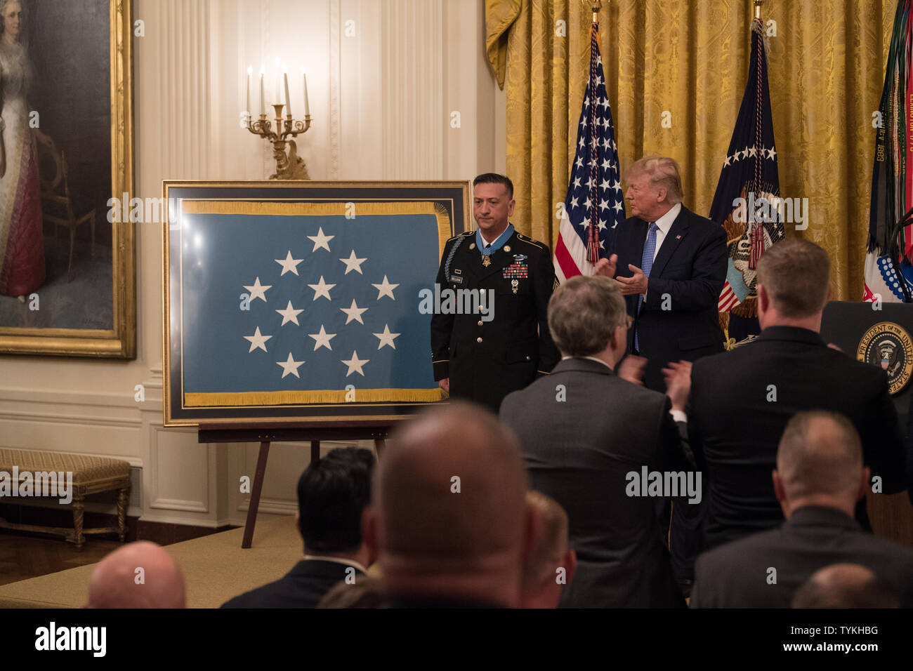 President Donald J. Trump presents the Medal of Honor to former U.S ...