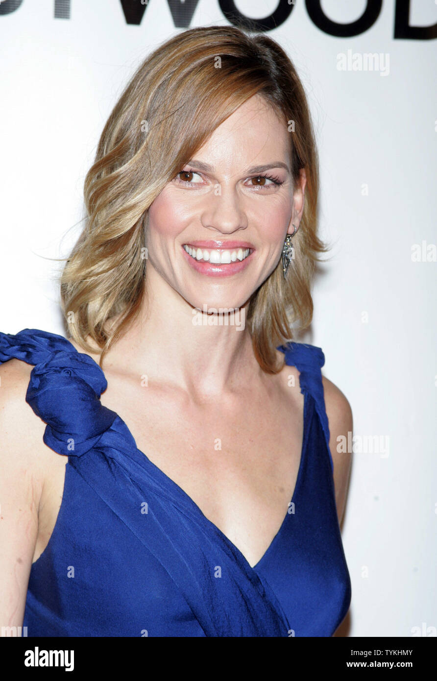 Hilary Swank arrives for the Museum of the Moving Image Salute to Clint ...