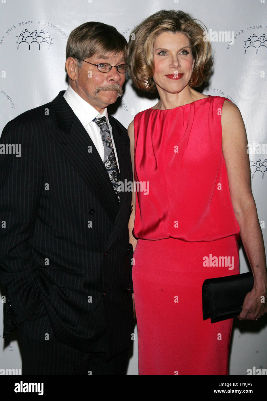Christine Baranski and husband arrive for the New York Stage and Film's ...