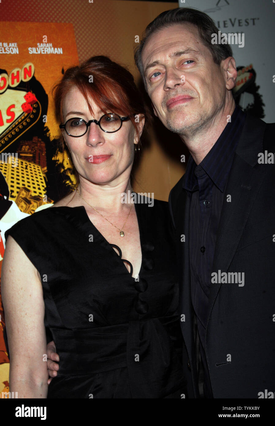 Steve Buscemi and wife arrive for the "St. John of Las Vegas" Premiere ...