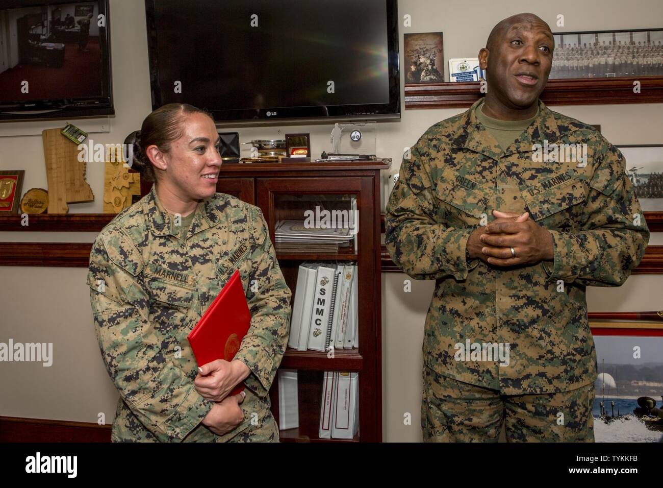 U.S. Marine Corps Sgt. Maj. Ronald L. Green, Sgt. Maj. of the Marine ...