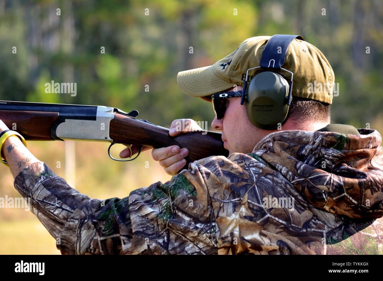 Sgt. Blayne Higgins from Task Force 1st Battalion, 28th Infantry ...