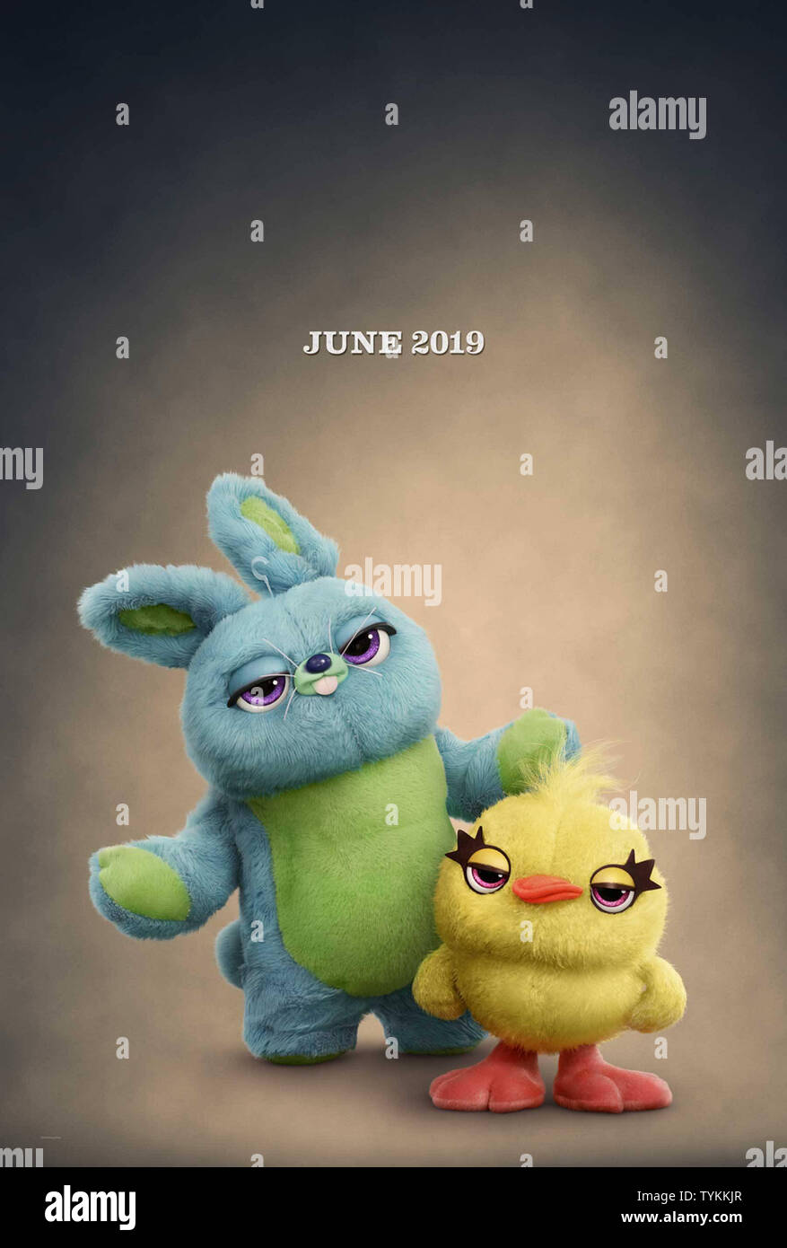 TOY STORY 4, US teaser poster, from left: Bunny (voice: Jordan Peele ...