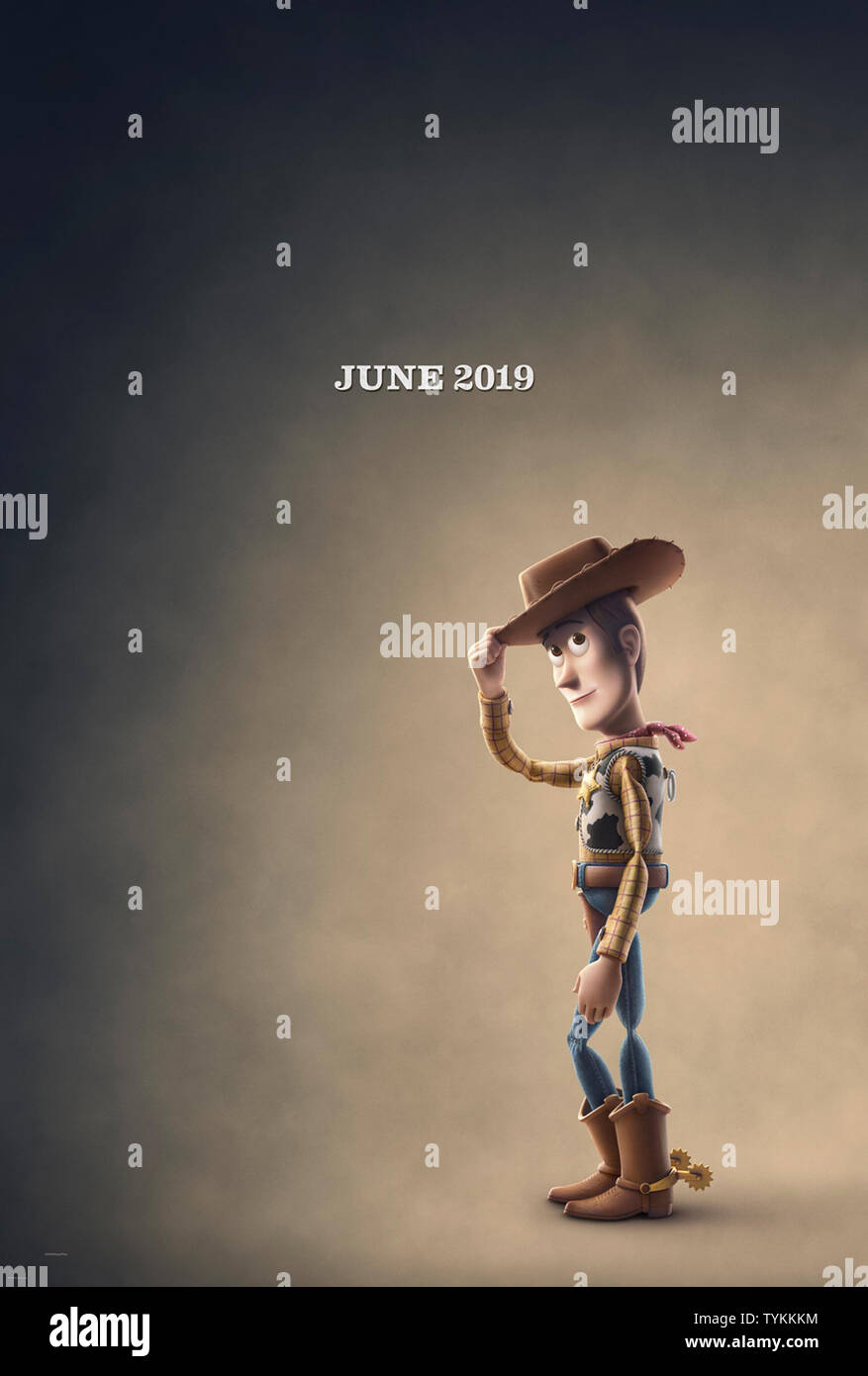 TOY STORY 4, US teaser poster, Woody (voice: Tom Hanks), 2019. © Walt ...