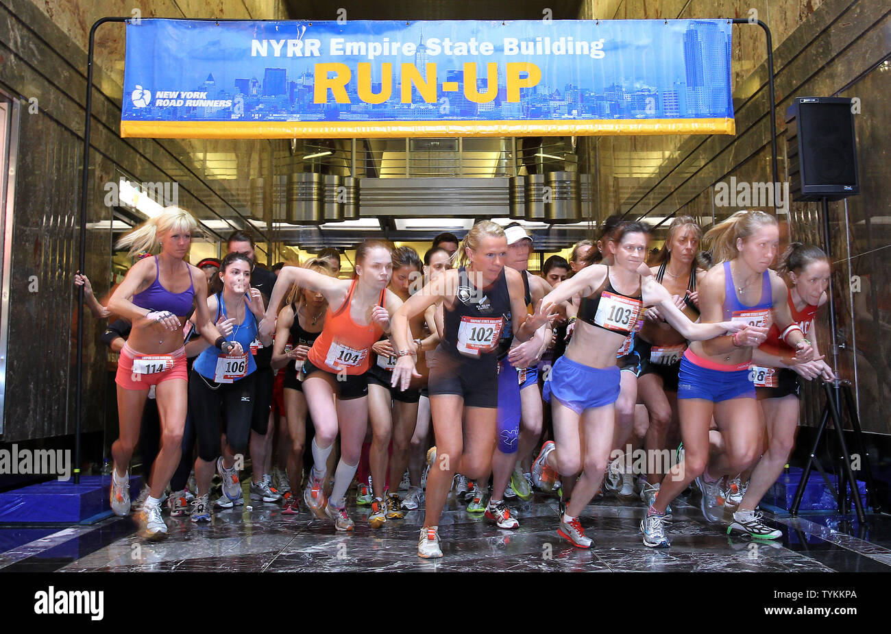 Empire state building run up hi-res stock photography and images - Alamy