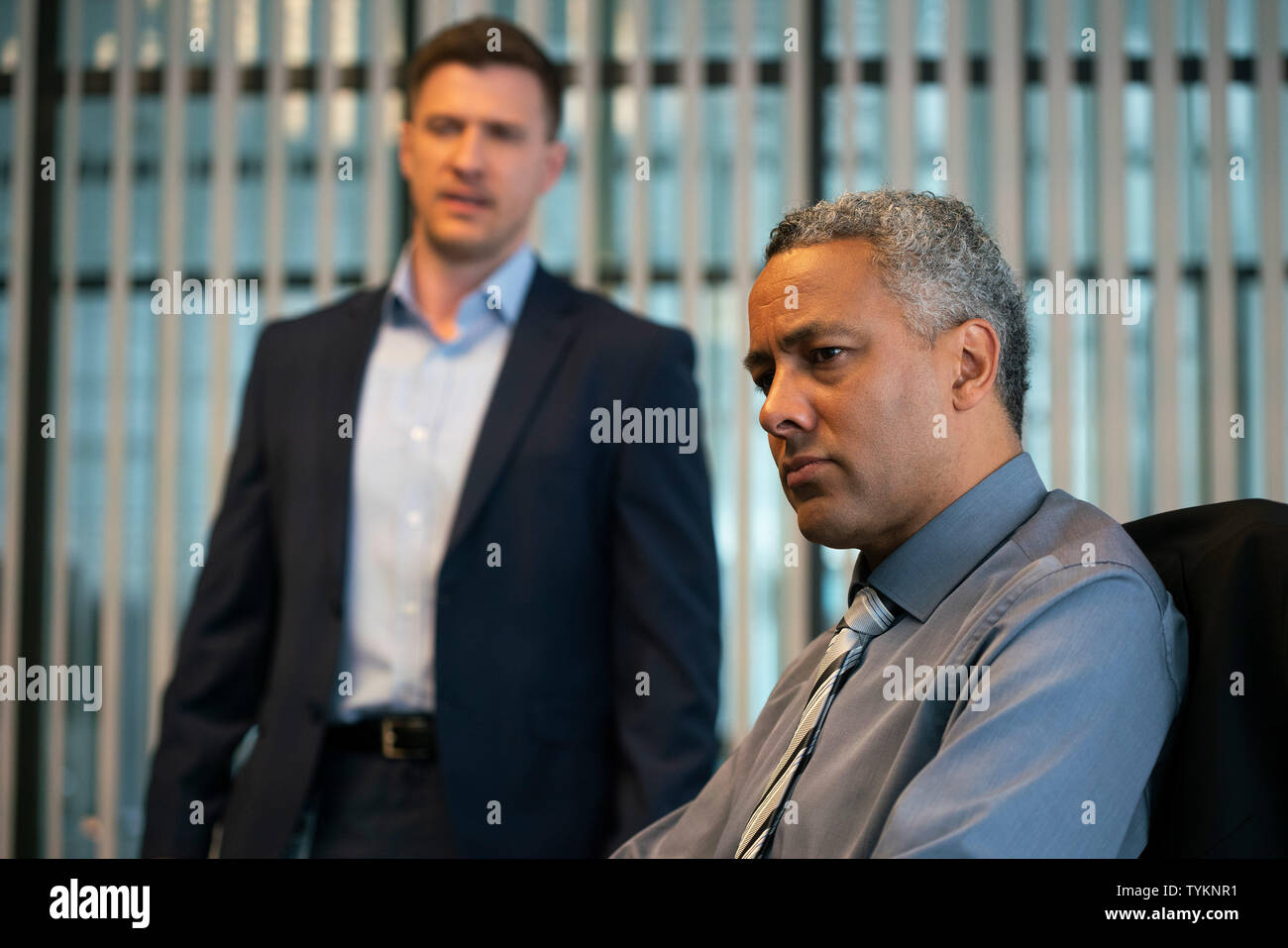 ABSENTIA. from left: Patrick Heusinger, Christopher Colquhoun (back to ...