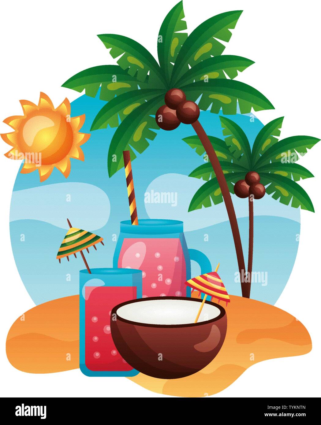 summer time holiday Stock Vector Image & Art - Alamy