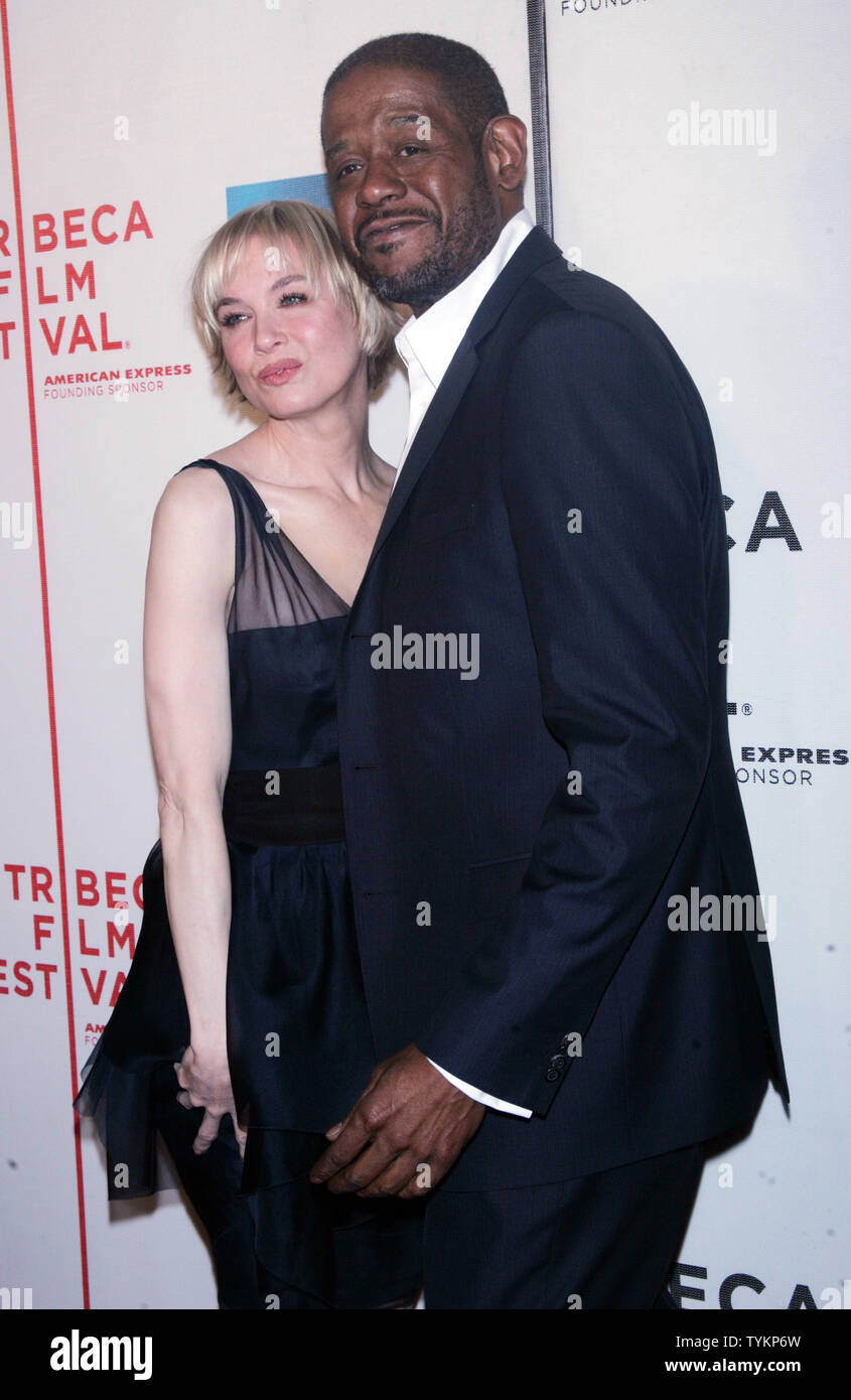 Renee Zellweger and Forest Whitaker arrive for the Tribeca Film ...