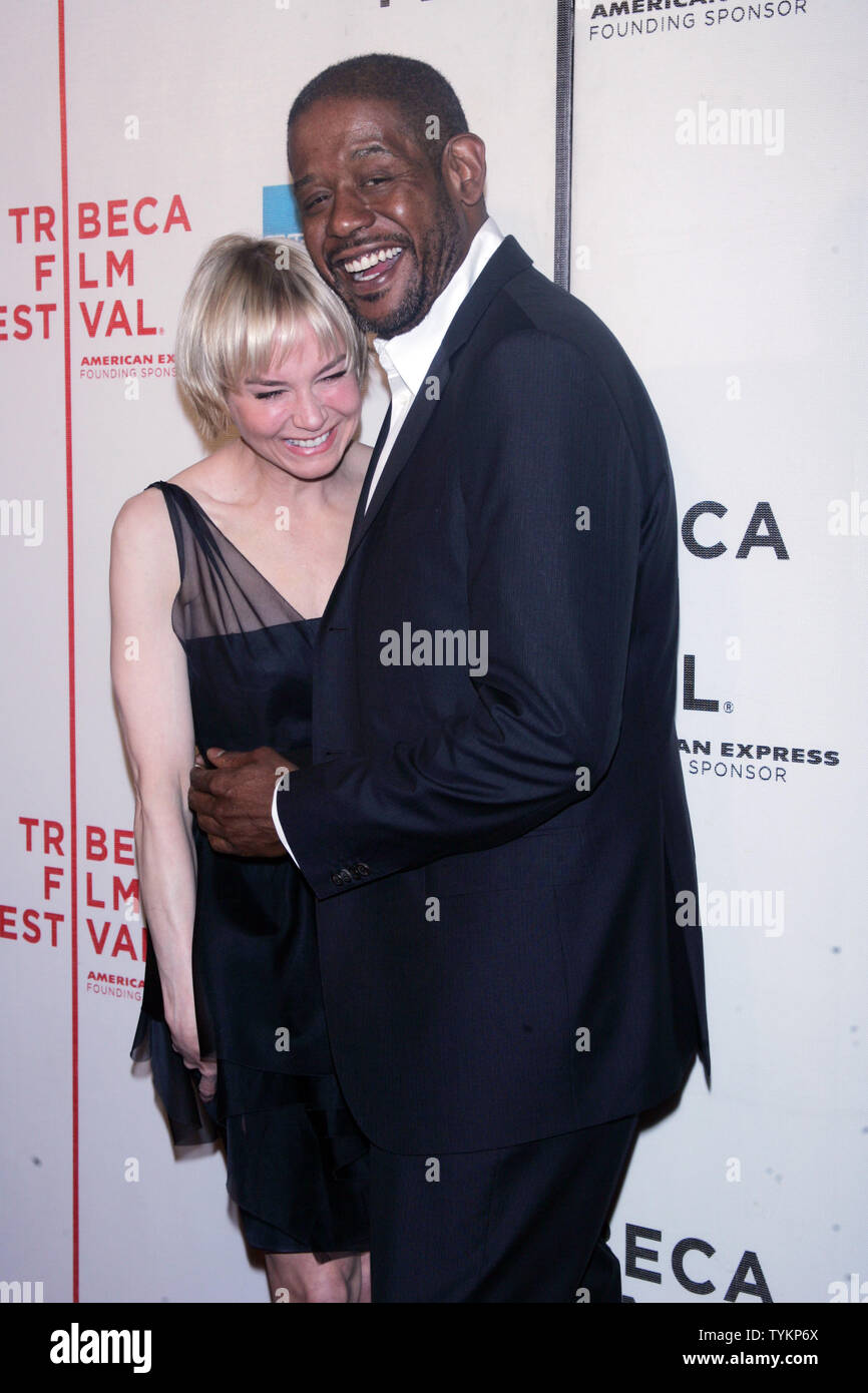 Renee Zellweger and Forest Whitaker arrive for the Tribeca Film ...
